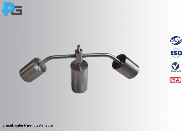 Peralatan Uji Lingkungan Stainless Steel IEC60695-10-2 Alat Uji Tekanan Bola